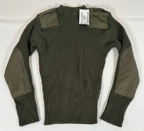 New USMC Woolly Pully Wool Military Service Sweater OD Green Size 36 | eBay