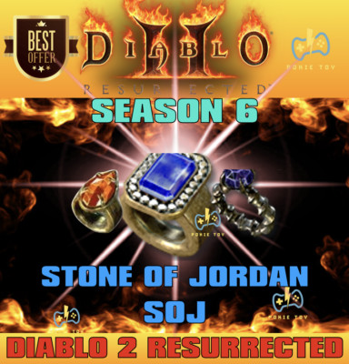 DIABLO 2 RESURRECTED🔥SEASON 6🔥SOJ - Stone of Jordan🔥D2R LADDER | eBay