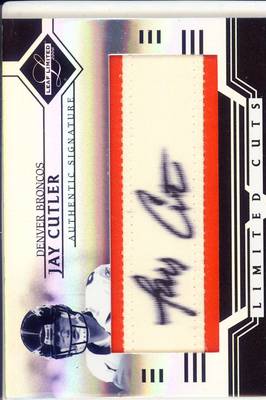 jay cutler rc rookie draft auto autograph jersey broncos bears vandy 2C ...
