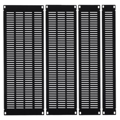 19" Mesh/Vented Rack Blanking Panel/Plate Space 1/2/3/4U Steel Rack ...
