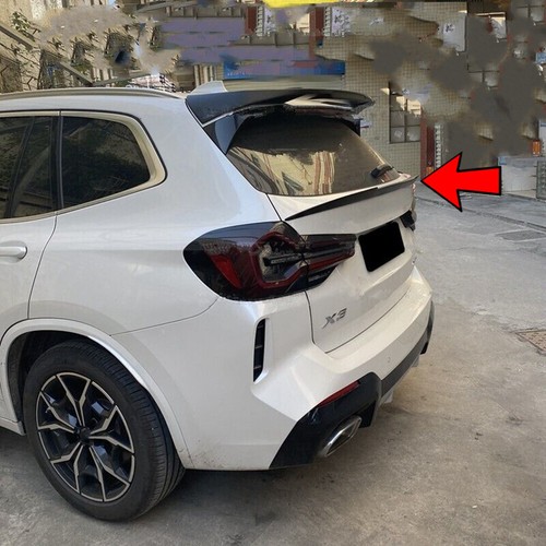 FOR 2018-2023 BMW X3 G01 M GLOSS BLACK REAR TRUNK MIDDLE SPOILER WING ...