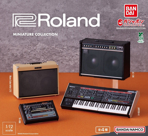 Roland Miniature Collection Complete set of 4 types Capsule Toy Gacha 1 ...