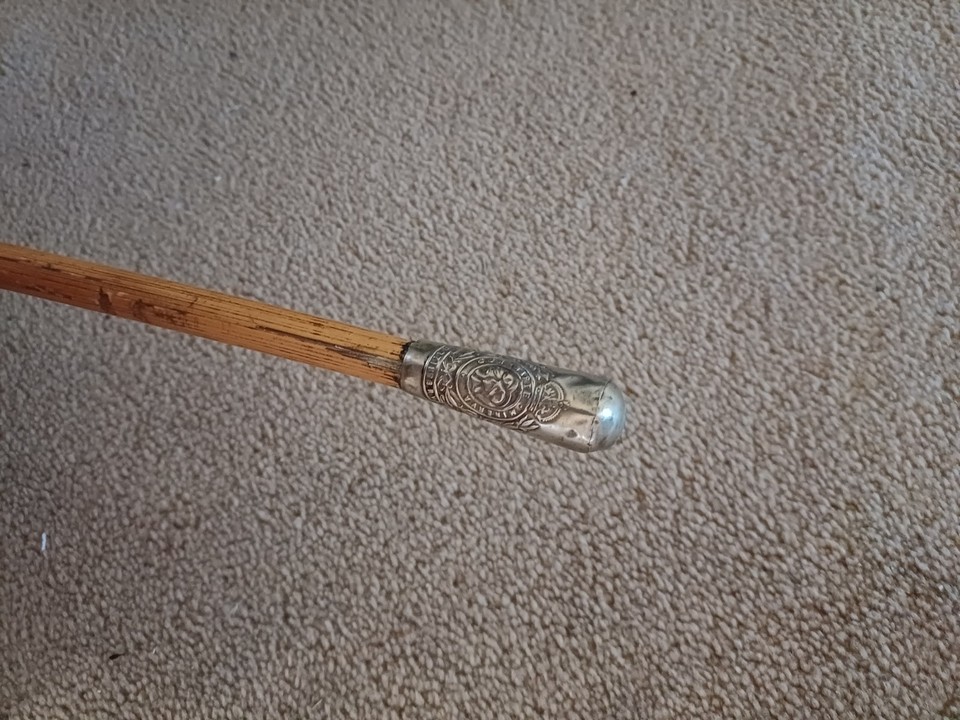 WW1 Artists Rifles Silver Topped Swagger Stick British Army | eBay UK