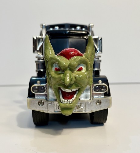 Large 23 3/4” Vintage Maximum Overdrive Semi Truck Black Big Rig Green ...