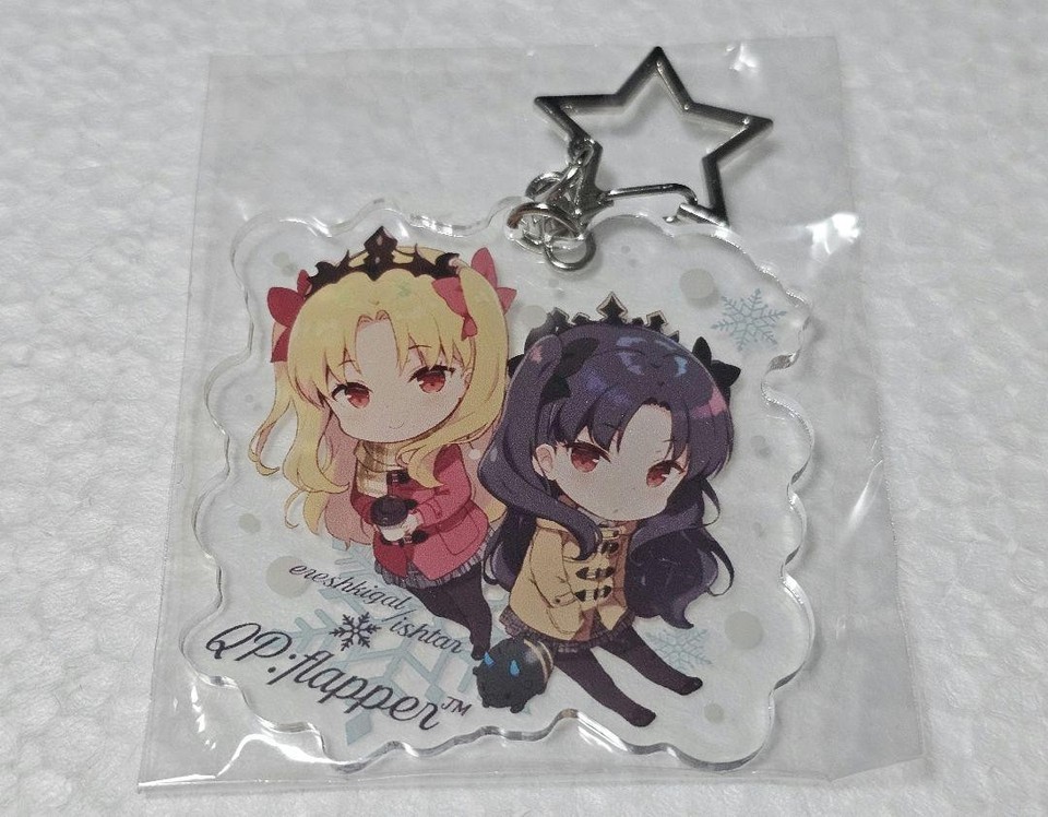 FGO QP Flapper Acrylic Keychain Marush Isthar Ereshkigal Cartoon Used ...