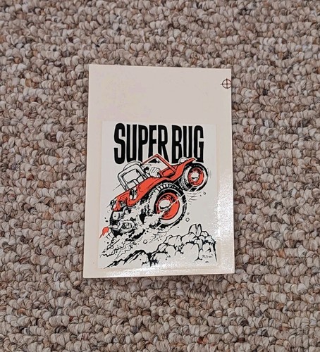 VINTAGE ORIGINAL 1968 ED ROTH "SUPER BUG" RAT FINK WATER DECAL ART RARE ...