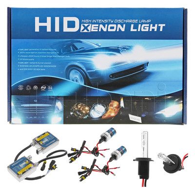 New HID Xenon Headlight Conversion Kit H7 Low High Beam 3200LM 6000K 9 ...