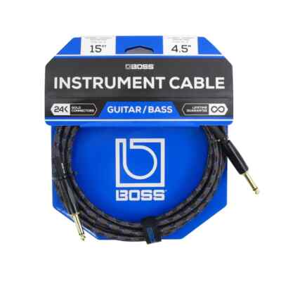 NEW Boss Instrument Cable - Straight/Straight - 15' | eBay