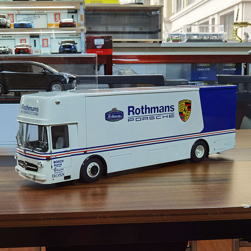 Schuco 1/18 Porsche racing transport vehicle 0317 K Truck Rothmans ...