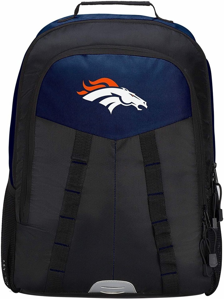 NWT NFL Denver Broncos Scorcher Design Travel School Backpack 18"x12"x5 ...