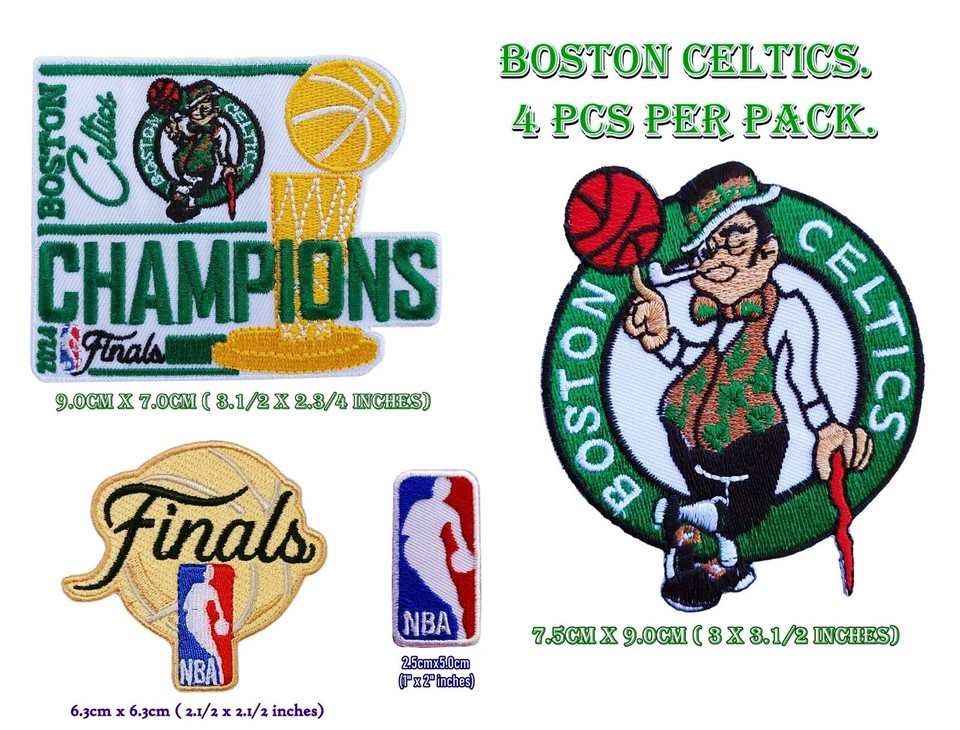 Boston🏀Celtics Basketball PATCHES Embroidery NBALogo iron&Sewing on ...