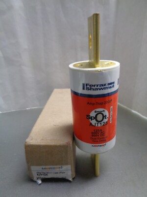 New Shawmut Smart Spot AJT125 Amp Class J Fuse LPJ-125SP NEW LOOK NIB ...