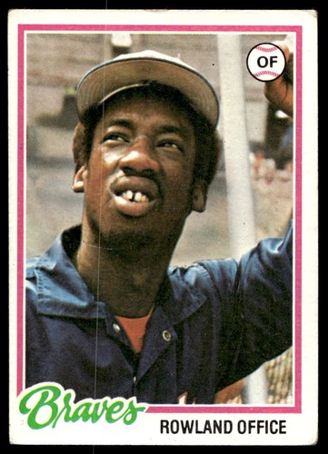 1978 Topps 632 Rowland Office Atlanta Braves Baseball Card | eBay