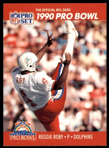 1990 Pro Set Reggie Roby Miami Dolphins #368 | eBay