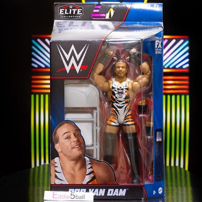 NEW MATTEL WWE ELITE COLLECTION SERIES 91 RVD ROB VAN DAM (TIGER ...