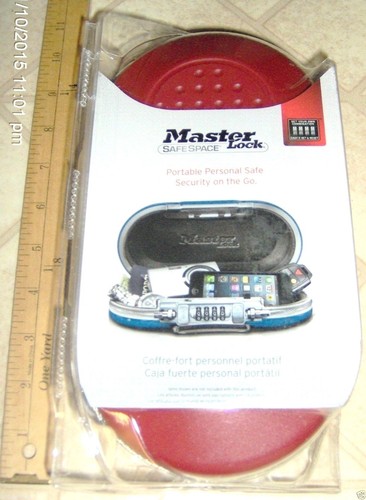 PORTABLE& PERSONAL Combination SAFE Master Lock SafeSpace Lockbox 5900D ...