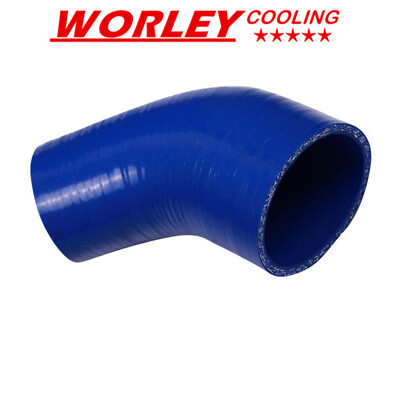 Silicone 45 Degree Reducer Elbow 2.5"-2" 64mm-51mm Intercooler Turbo ...