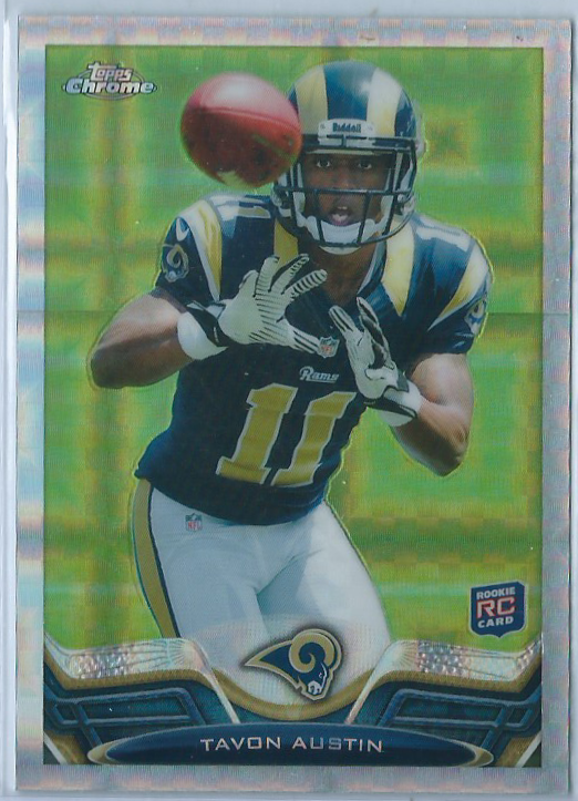Tavon Austin 2013 Topps Chrome Xfractor Refractor Rookie Card #117 | eBay