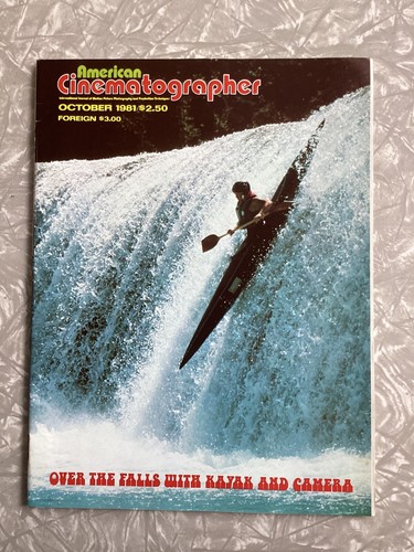 American Cinematographer Magazine October 1981 Over The Falls W/ Kayak ...