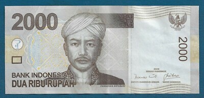 Indonesia banknotes 2000 Rupiah 2009. Bank Indonesia, DUA RIBU RUPIAH ...