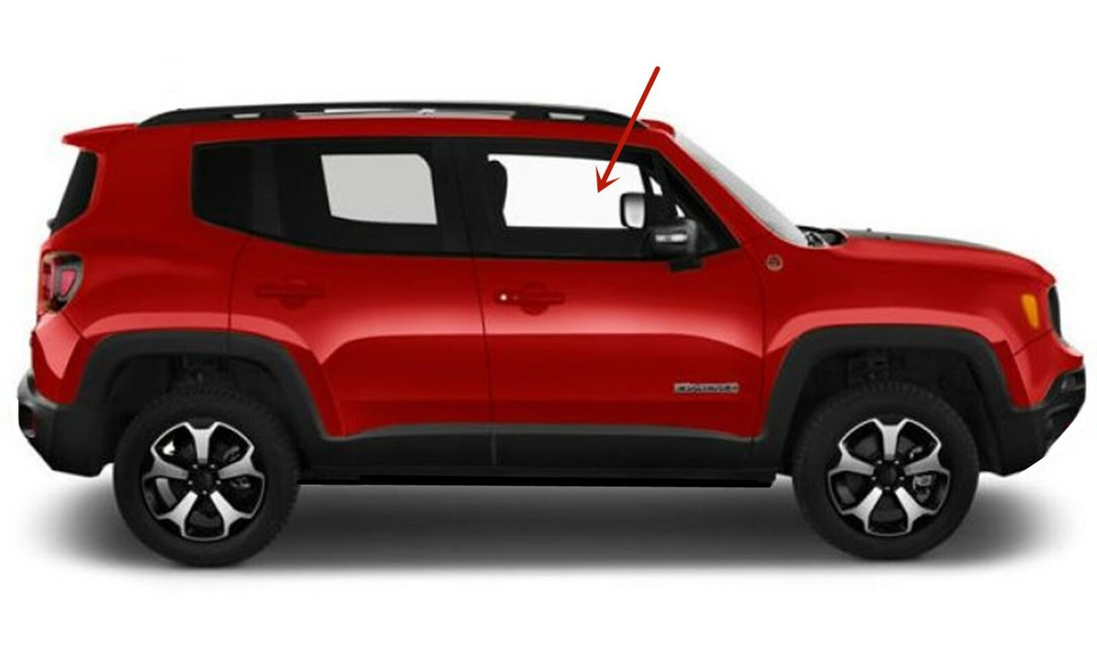 Fits 2015-2023 Jeep Renegade Passenger Right Side Front Door Window ...