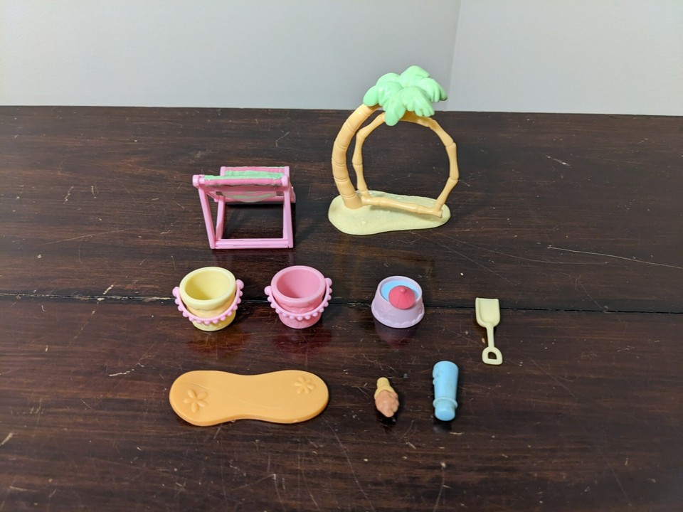 Littlest Pet Shop LPS Portable Gift Set Surf Turtle 922 Cockatoo 923 ...