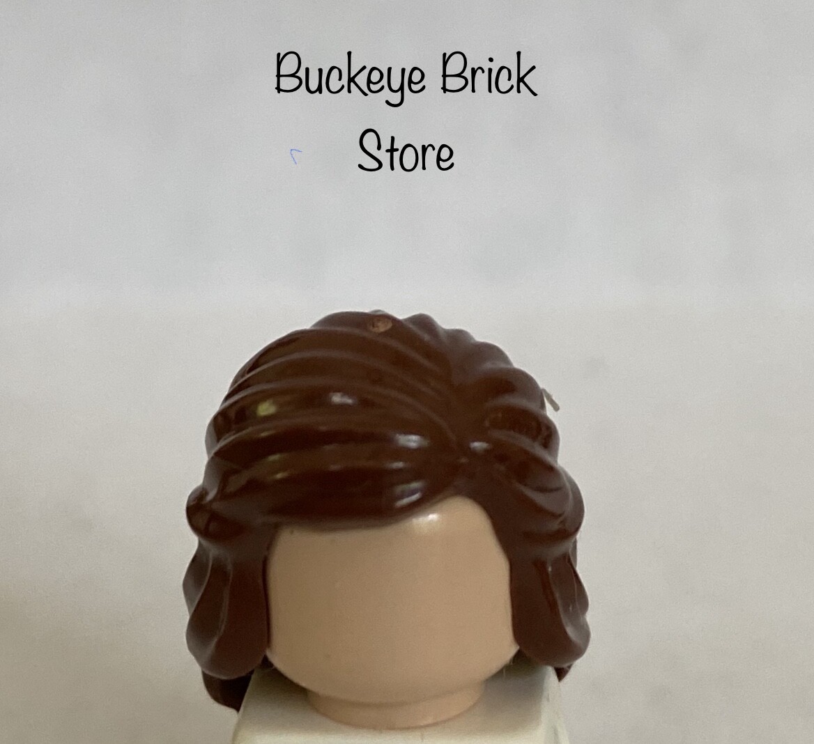Lego Female Reddish BROWN Mid-Length With Braid Minifig Head Gear - NEW ...