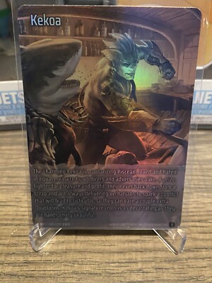 Kryptik TCG Kekoa 2/100 Foil Lore Card (Limited) Patreon | eBay Australia
