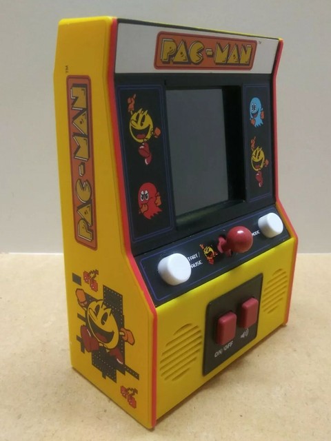 Pacman Classic Electronic Arcade Handheld Play Bandai Namco 09530 Works ...