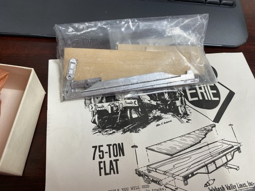 red ball 36 Erie Flat kit HO scale HO scale 4325 vintage | eBay