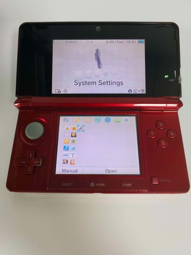 Nintendo 3ds Red handheld Console Used | eBay