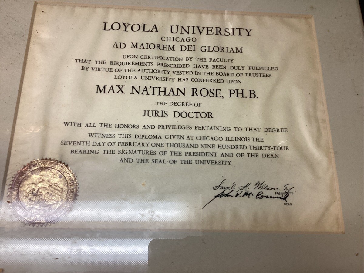 Diploma De La Universidad De Chicago