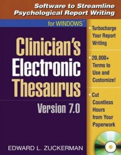 Clinician's Electronic Thesaurus, Version 7.0: Software to Streamline ...