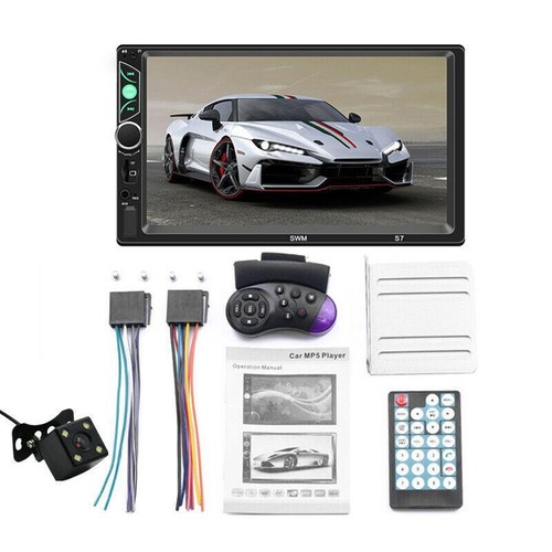 Player FM Audio Stereo Back View Camera Car Radio 2Din MP5 Bluetooth ...