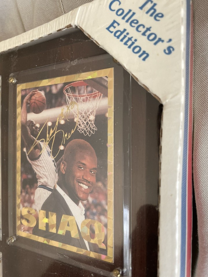 NBA*Shaquille O’Neal* Collectors Plaque SHAQ THE MAN Rookie Of The Year ...