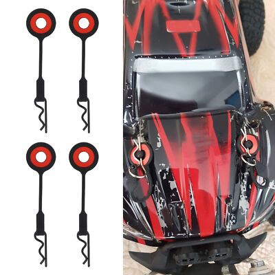 4PCS RC Body Clips Pins RC Car Shell Body Fixed Clips Retainer Silicone ...