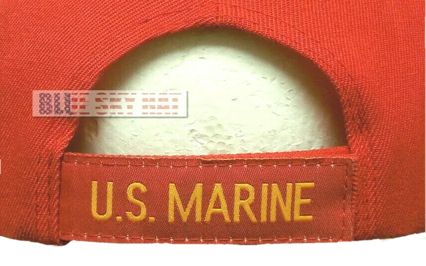 LICENSED U.S. MARINE CORPS USMC EGA EAGLE GLOBE ANCHOR LOGO GOLD TRIM ...