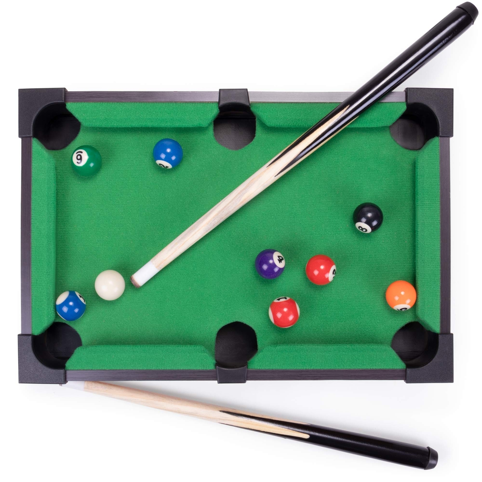 Tabletop Pool, Mini Pool Table & Billiard Set | Small Billiards Game ...