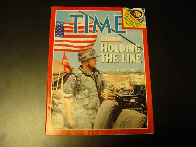 TIME magazine October 3 1983 (Lebanon: Holding the Line) | eBay