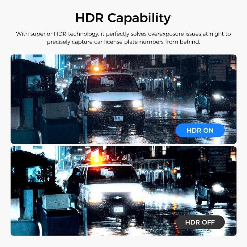 Viofo RWC200 2K Waterproof External Rear Camera for A229 Plus/A229 Pro ...