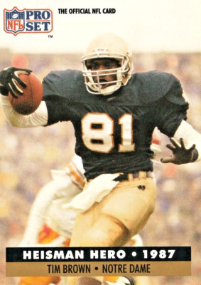 Tim Brown 1990 Pro Set #40 Heisman Hero football Card- Free Shipping | eBay