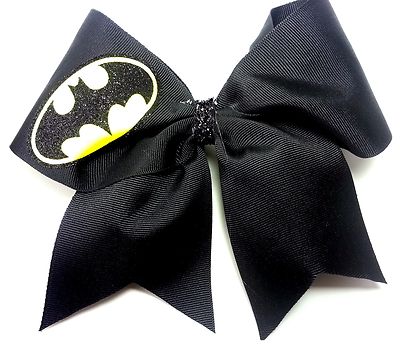 Batman Batgirl Cheer Hair Bow | eBay UK