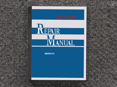 Toyota 9BDRU15 Reach Truck Forklift Shop Service Repair Manual | eBay