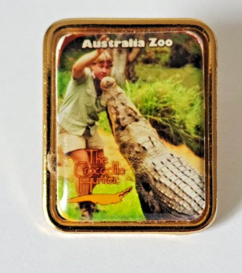 Steve Irwin Australia Zoo Metal Pins Badges Croc Rare Collectable ...