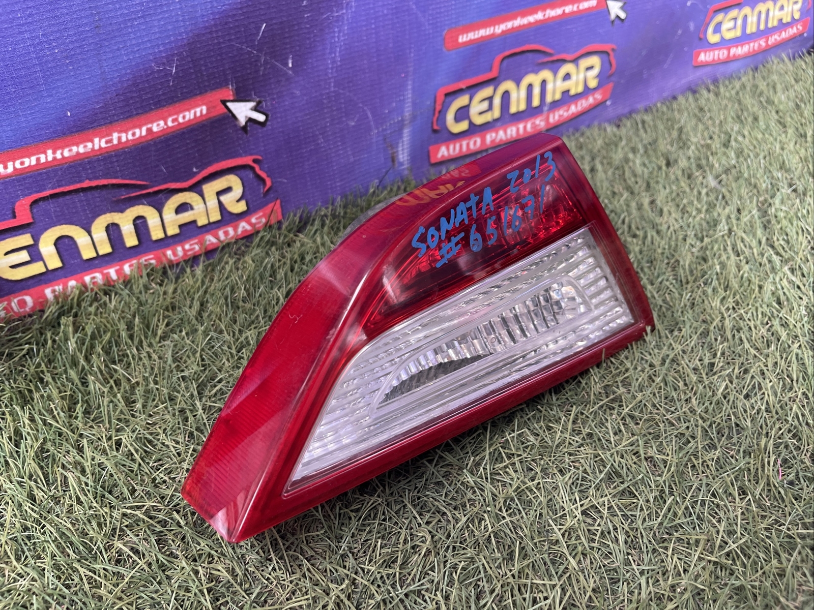 2011 2012 2013 2014 HYUNDAI SONATA TAIL LIGHT INNER LEFT DRIVER LH SIDE ...