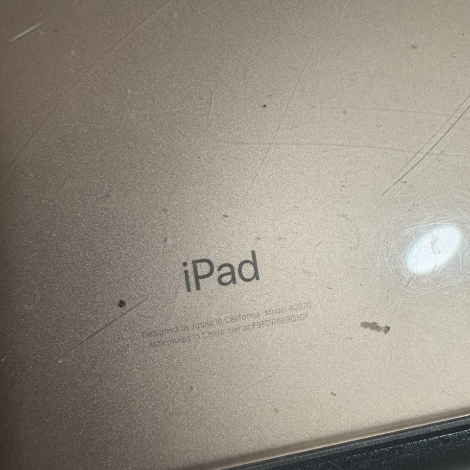 Apple iPad 8th Gen. 32GB, Wi-Fi, 10.2 in, Rose Gold, Model A2270 ...