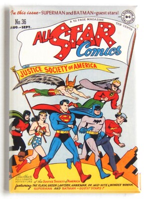 All Star Comics #36 FRIDGE MAGNET comic book | eBay