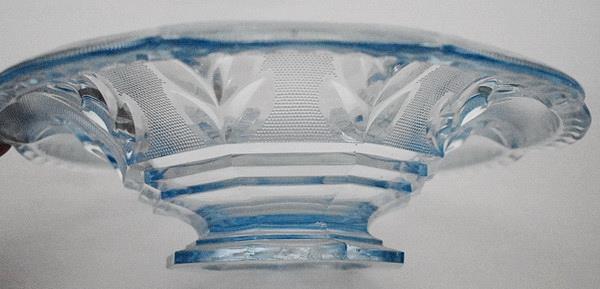 JOBLING ART DECO LT BLUE CENTERPIECE BOWL W WALTHER & SOHNE ARABELLA ...