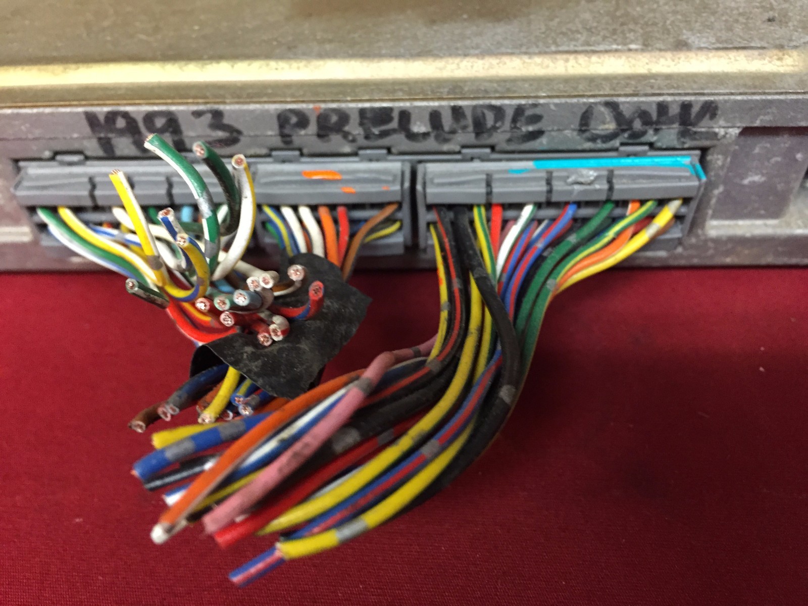 PLUG & PLAY 93 HONDA PRELUDE 2.3L Si MT ECM ECU & WIRING PLUGS 37820 ...