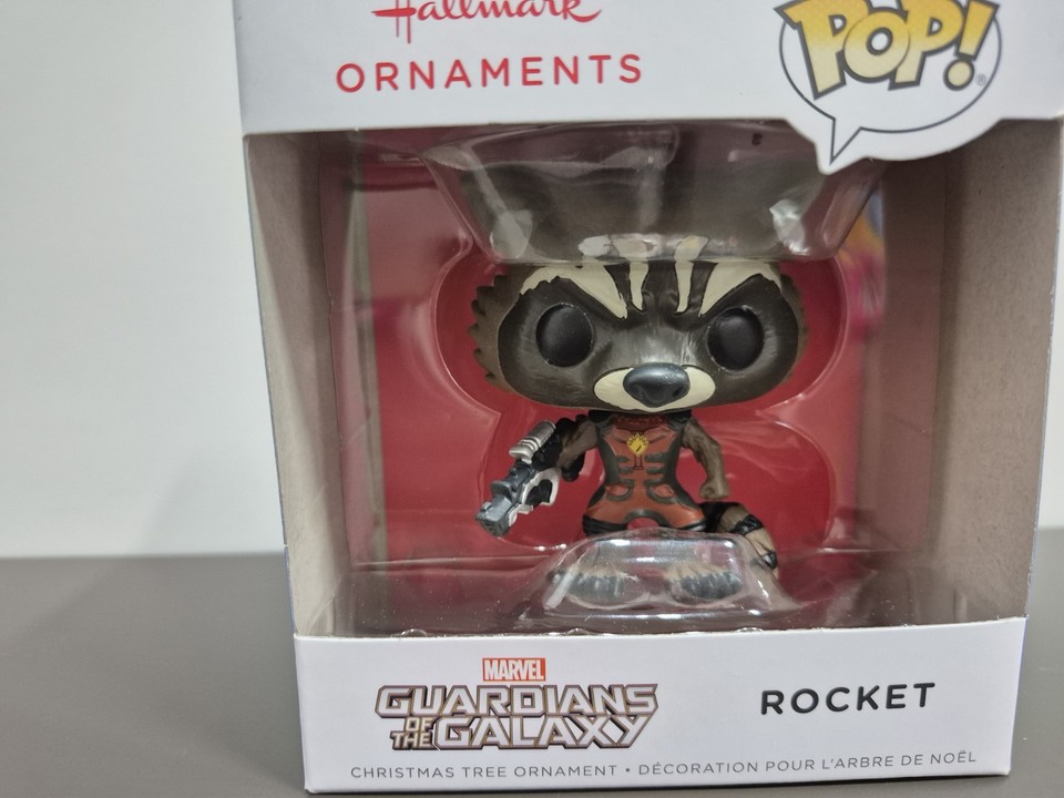 Rocket Raccoon Hallmark Ornament Funko Pop Guardians of Galaxy New Xmas ...